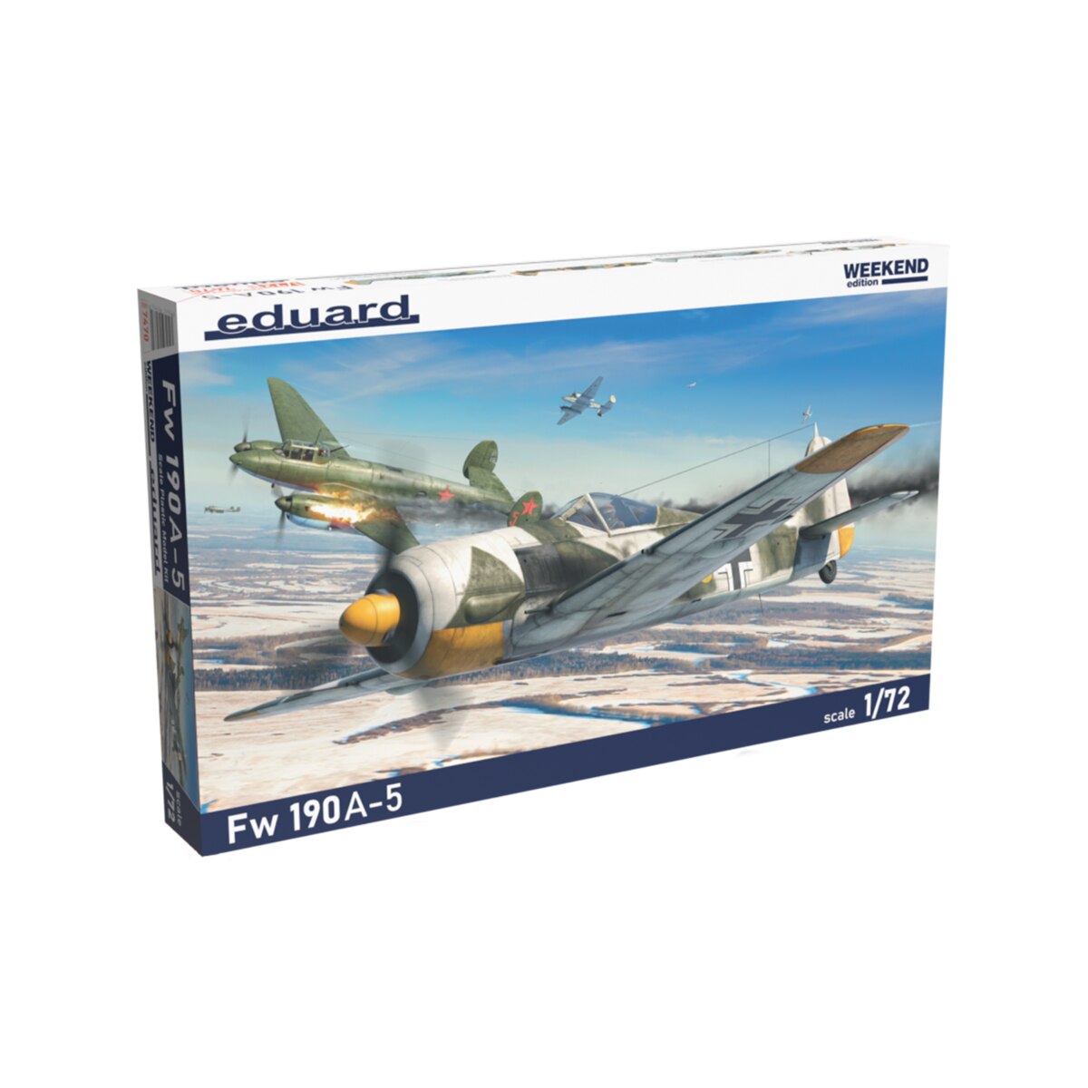 Macheta Aeromodele de construit Eduard Weekend edition Focke Wulf Fw ...