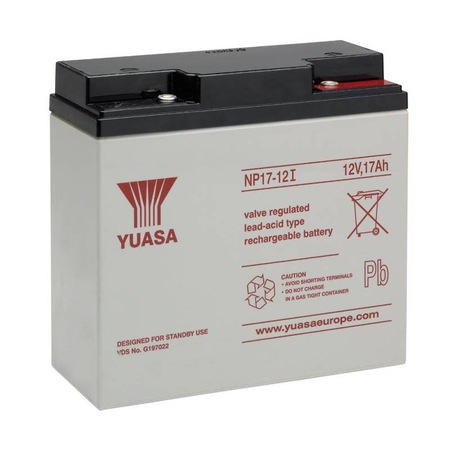 Батерия VRLA Yuasa 12V, 17Ah NP17-12 - eMAG.bg
