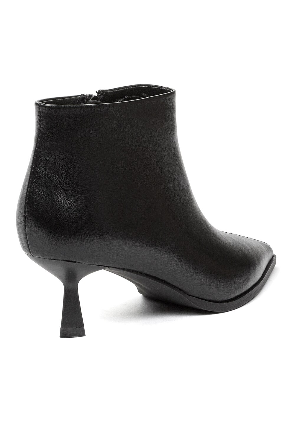 BETSY, Botine de piele ecologica cu toc kitten, Negru, 37 - eMAG.ro