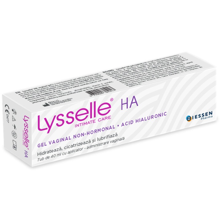 Lysselle HA gel vaginal nonhormonal, 40 ml tub cu aplicator - eMAG.ro