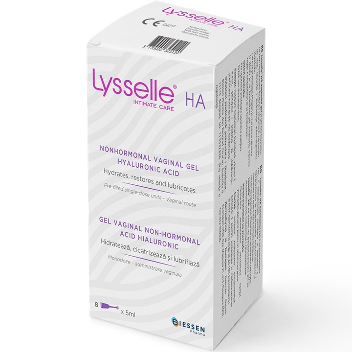 Lysselle HA gel vaginal nonhormonal, 8 monodoze x 5 ml - eMAG.ro