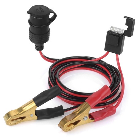 Conector priza bricheta auto 12V 24V cu cleme crocodil pentru ...