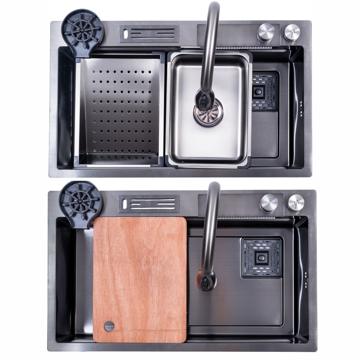 Chiuveta multifunctionala Smart Cuisine, cu accesorii incluse, Naimeed ...