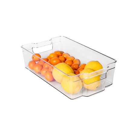 Set 2 cutii depozitare, 31.5x15.8x9cm, pentru fructe si legume ...