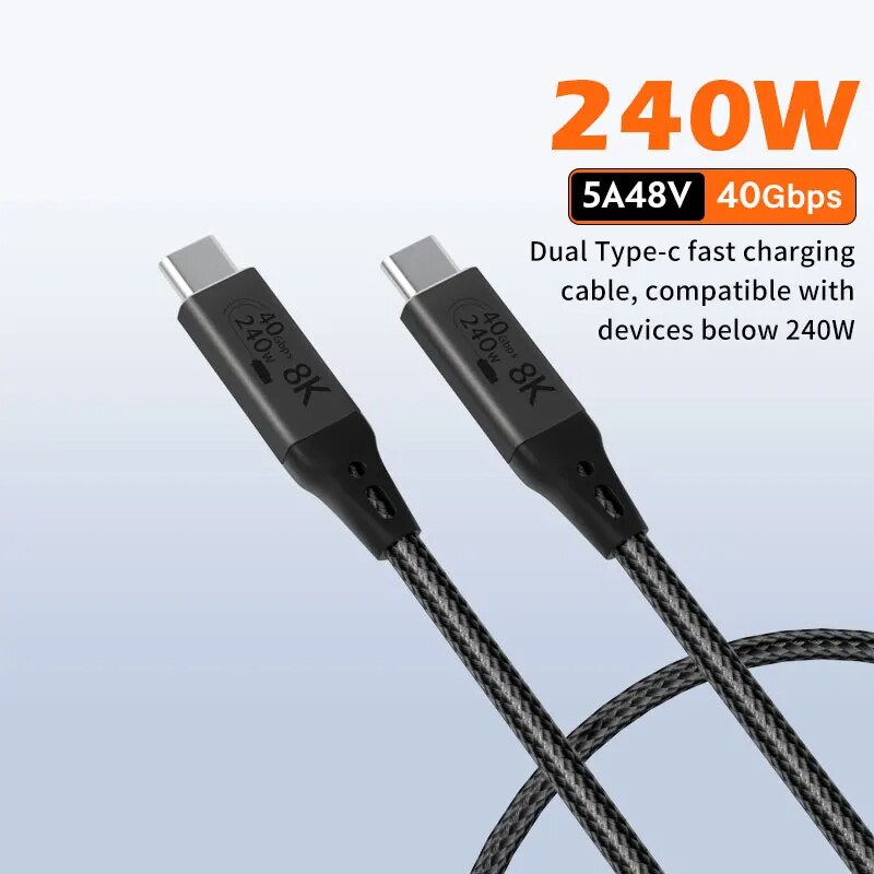 Cablu date 300 cm USB 4.0 Staryon® Model 2024 UHD, Tip C-C, 8K@60Hz 4K ...