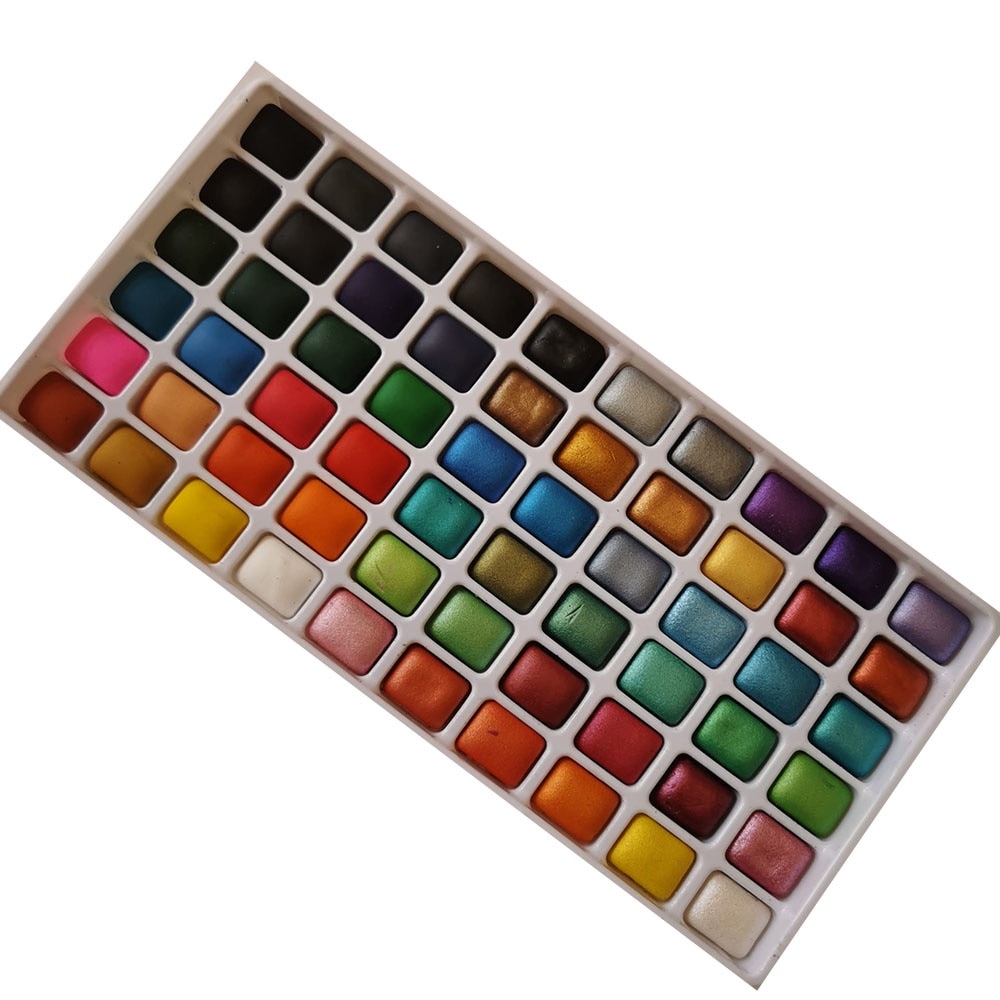 Set 60 culori Acuarele de Apa, Dream Colors, Culori intense bogat ...