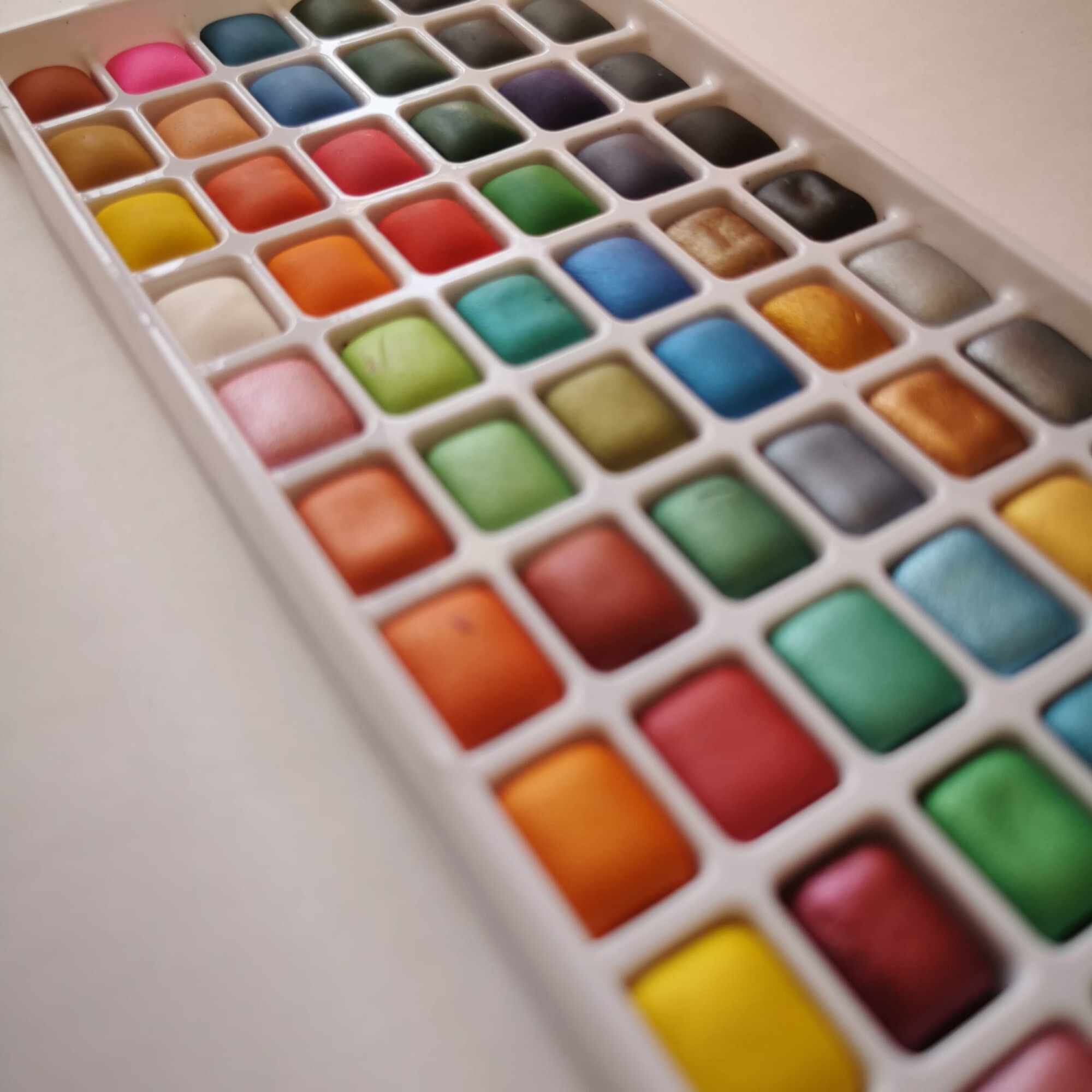 60 db-os akvarell készlet, Dream Colors, gazdagon pigmentált intenzív ...