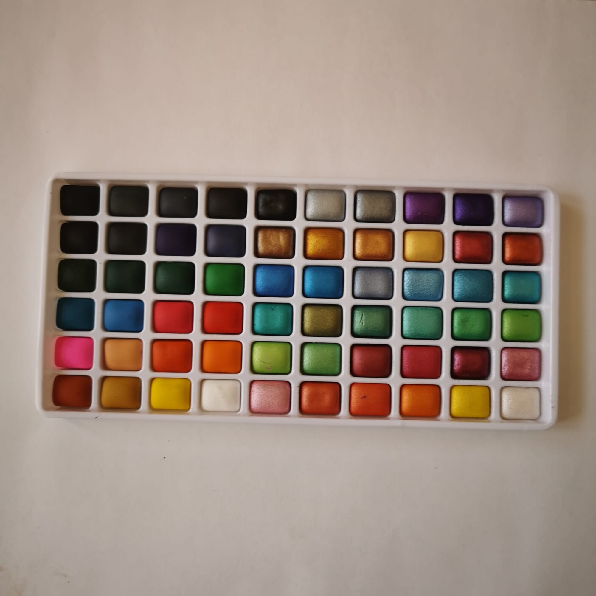 Set 60 culori Acuarele de Apa, Dream Colors, Culori intense bogat ...