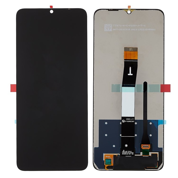 Display Ecran LCD compatibil cu Xiaomi Redmi 12C 4G, fara rama, Negru ...