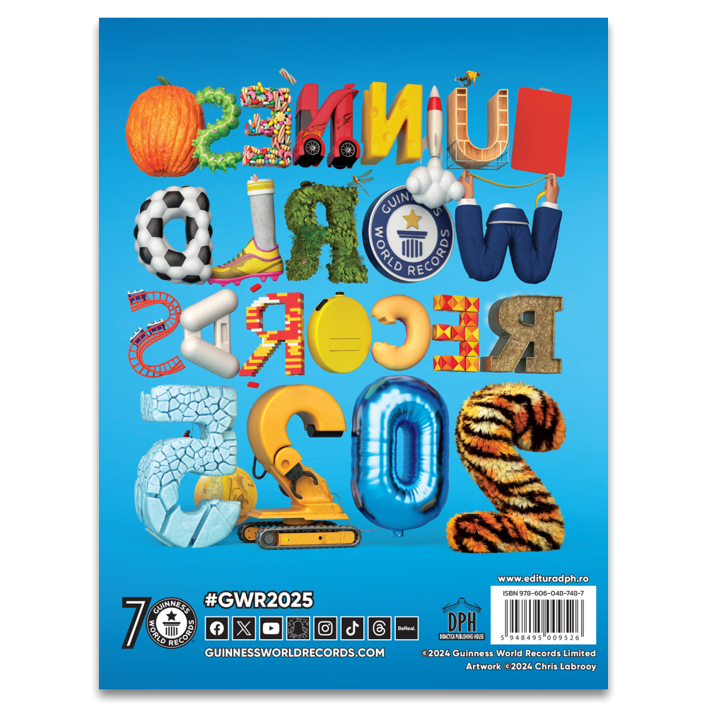 Cartea recordurilor 2025, Guinness World Records - eMAG.ro