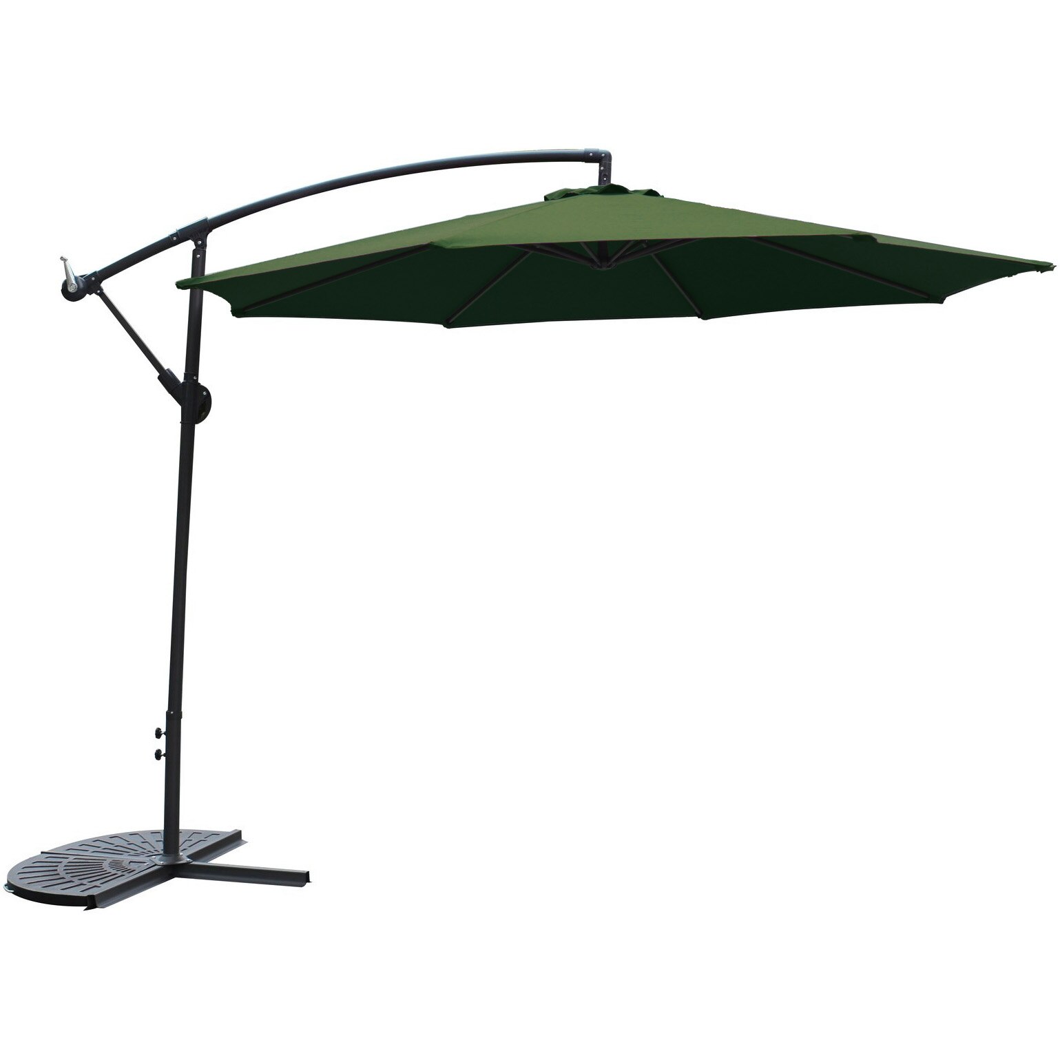 Umbrela gradina Kring KOS, dia 300 cm, culoare verde - eMAG.ro