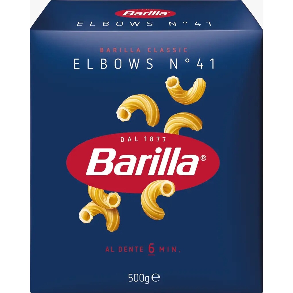 Paste Elbows No 41, Barilla, 500 g - eMAG.ro