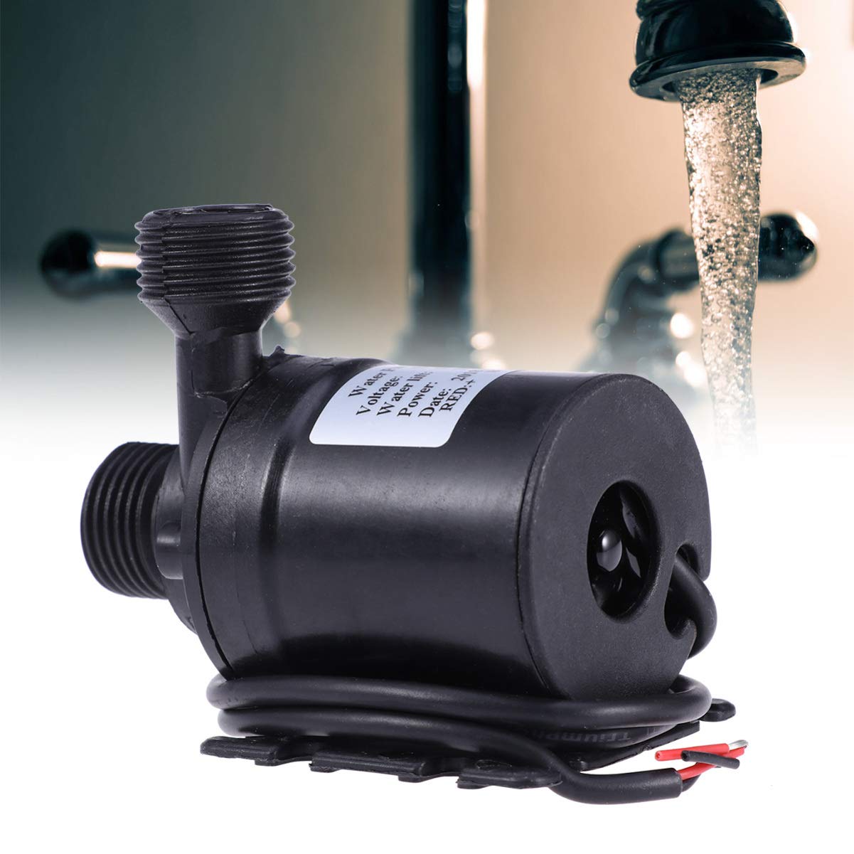 Pompa apa submersibila, 800L/H, plastic, negru, 231g - eMAG.ro