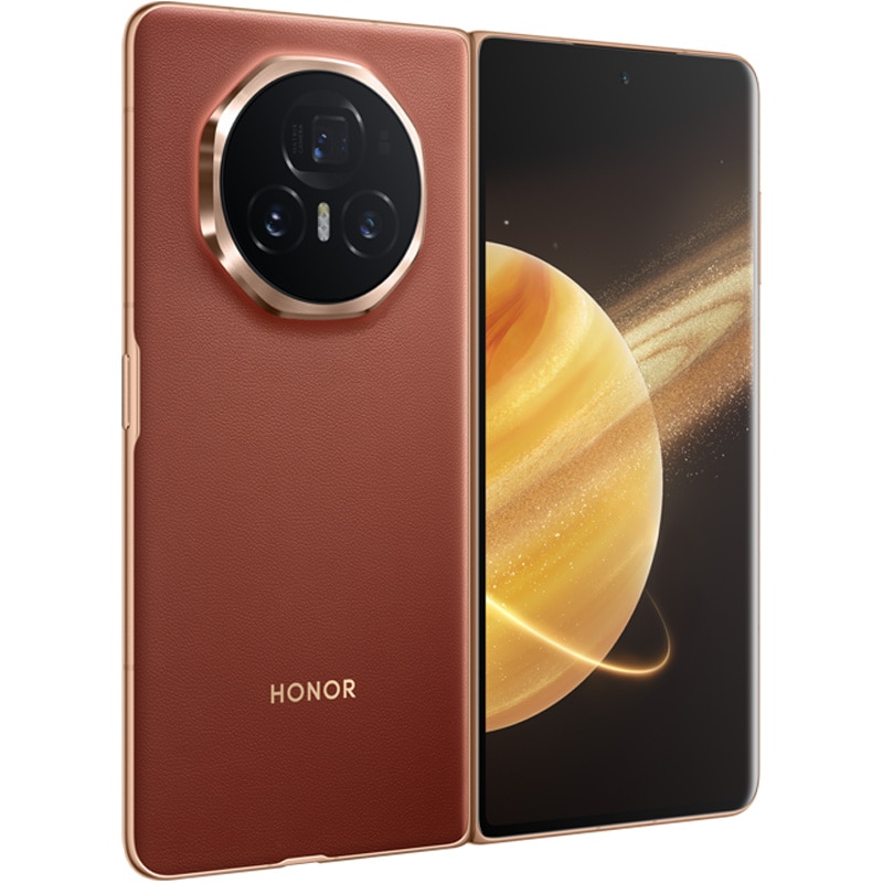 Telefon mobil Honor Magic V3, 12GB RAM, 512GB, 5G, Reddish Brown - eMAG.ro