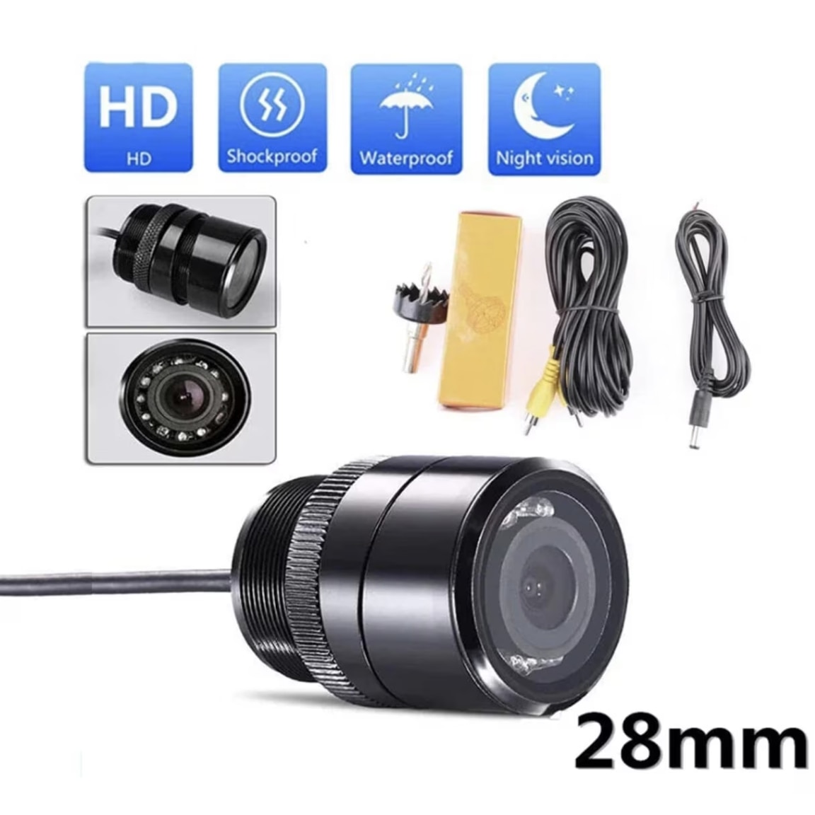Camera Marsarier Auto, AutoREY®, Universala, Montaj Incastrabil Bara ...