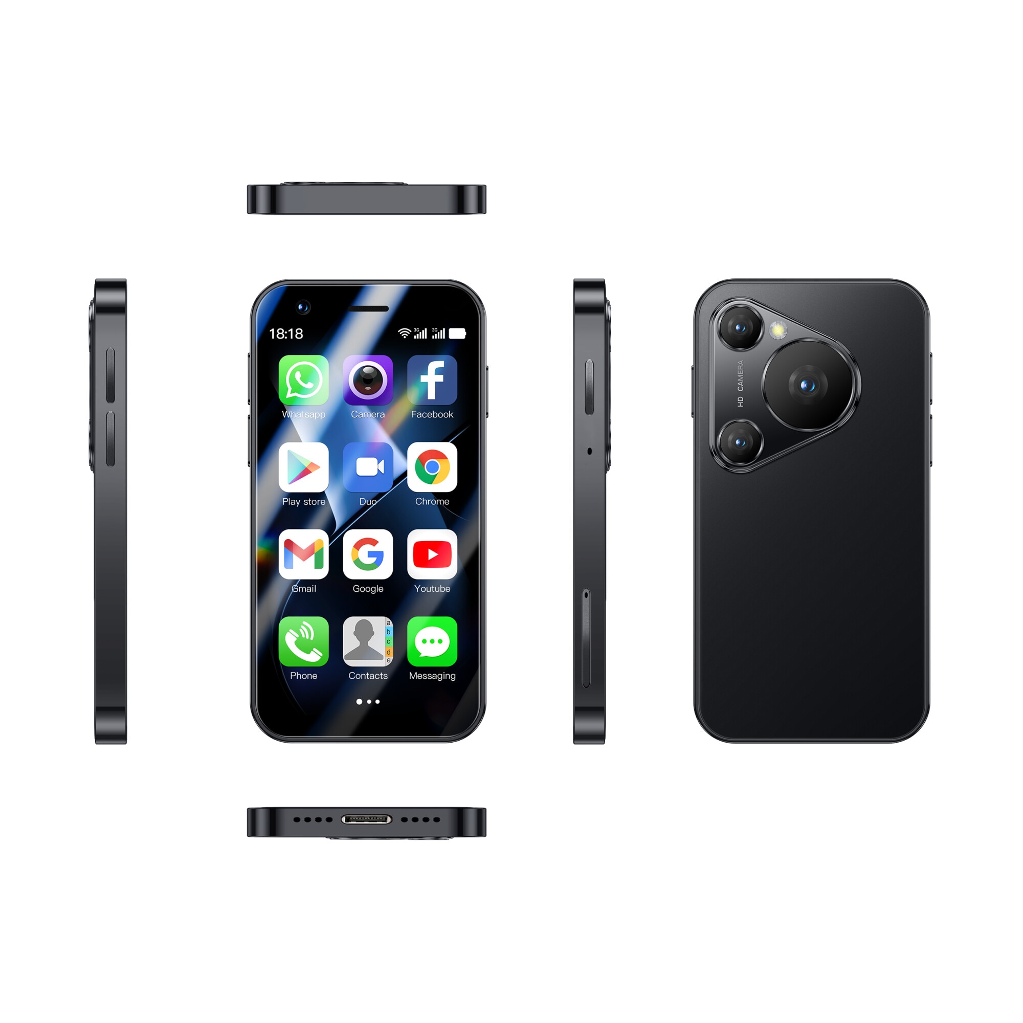 Мобилен телефон SOYES P70 Pro Max, 3 инча, 2GB RAM, 16GB ROM, 2MP + 0 ...