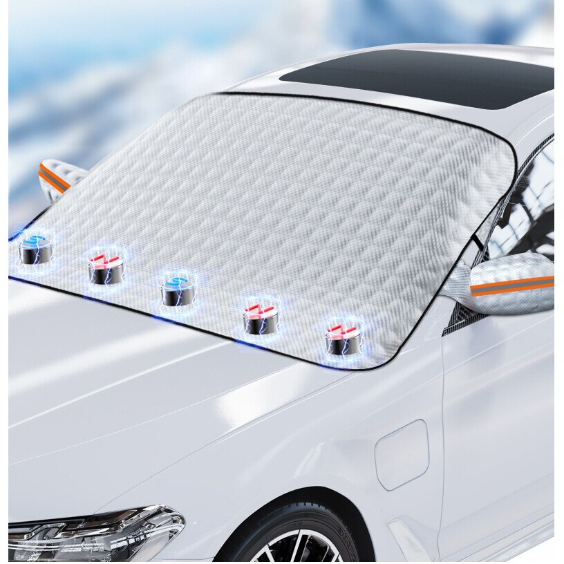 Parasolar auto AjieQaQ, protectie UV si zapada, material 4 straturi ...