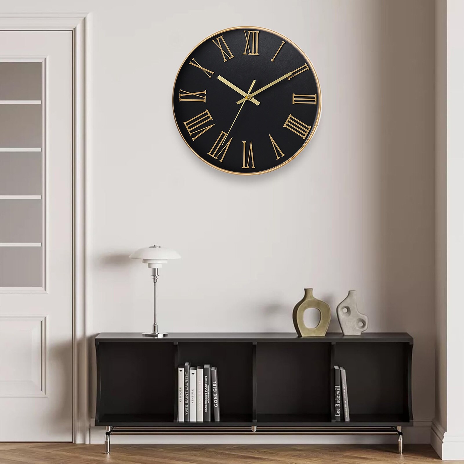 Ceas Perete Decorativ, Yhemday®, cuart, silentios, Moda creativa ...