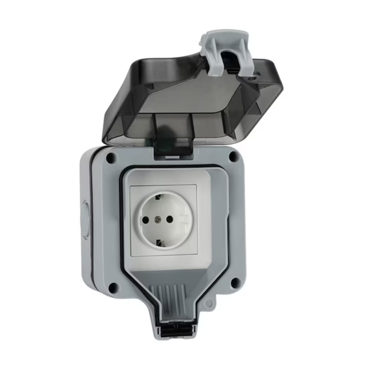 Priza exterior, Rezistenta la ploaie IP66, Material PC, staniu fosfor ...