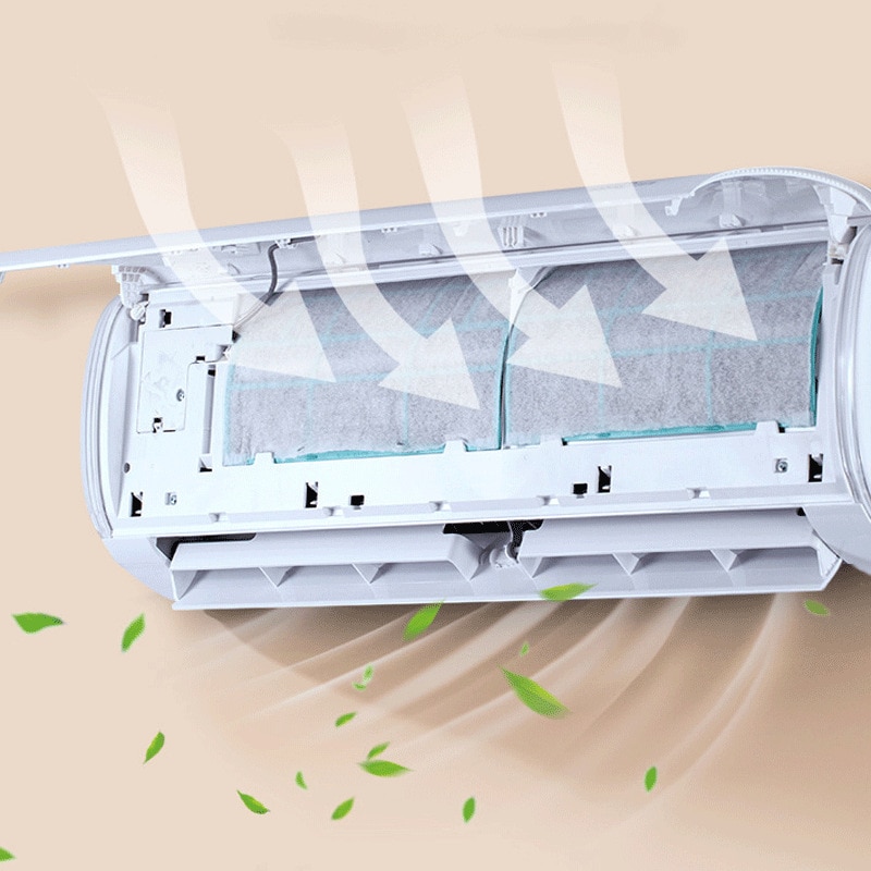 Folie tip filtru aer conditionat, Anti-praf, Hartie, Anmai, 40x35 cm ...