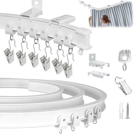 Sina de Perdea Flexibila, Testpoty, Montare pe Tavan, 5M, 15 Piulite cu ...