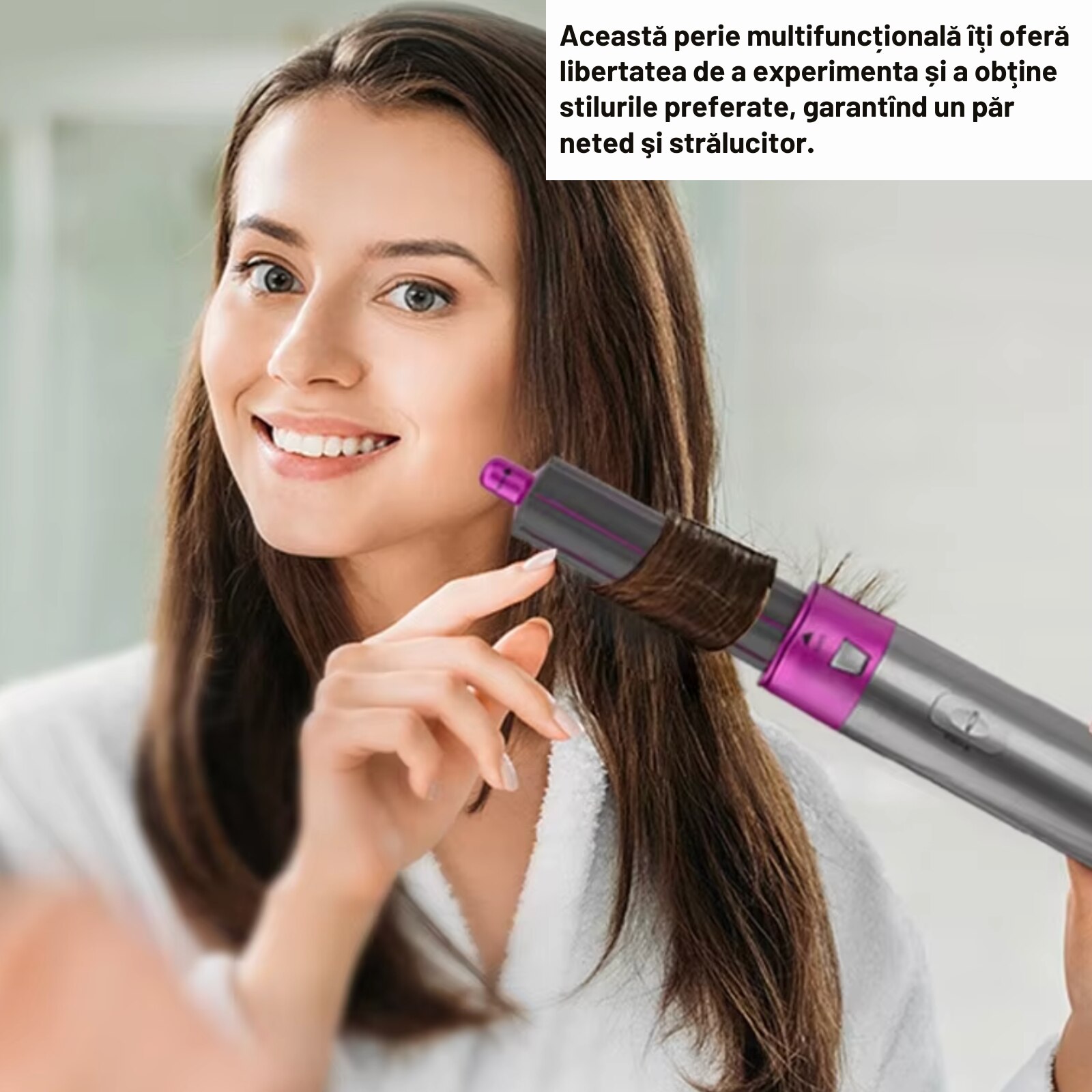 Perie Electrica pentru Par Infiniteea™, Multifunctionala, 7 in 1, 1000W ...