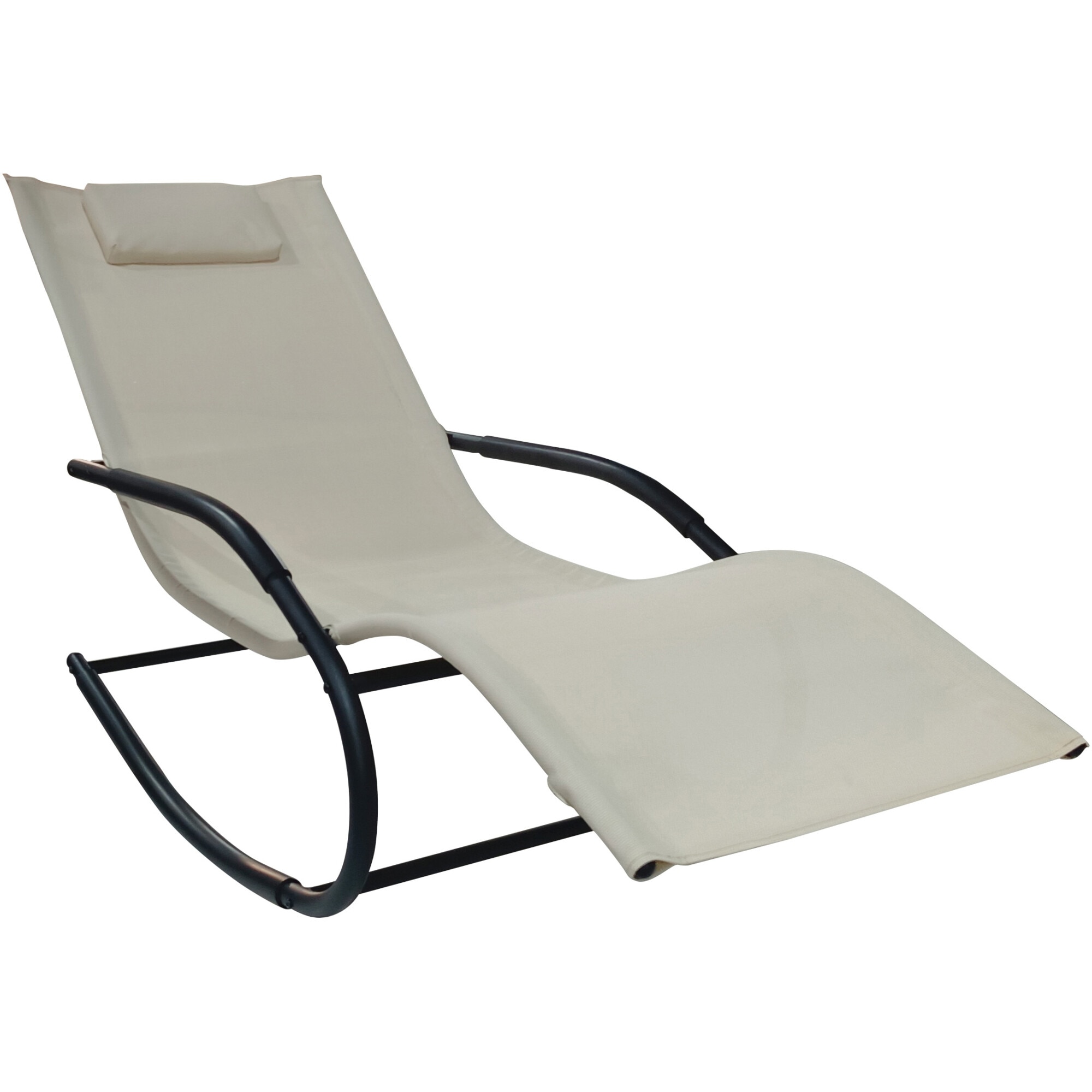 Scaun balansoar gradina Kring Palmyra, 63.5x147x84cm, Bej - eMAG.ro