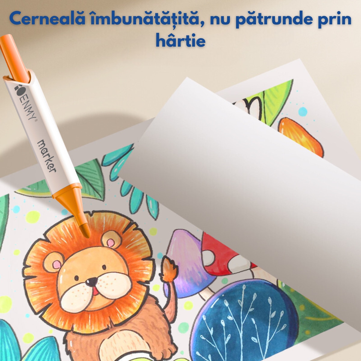 Set 48 de carioci profesionale Acrilice, cu cerneala pe baza de apa ...