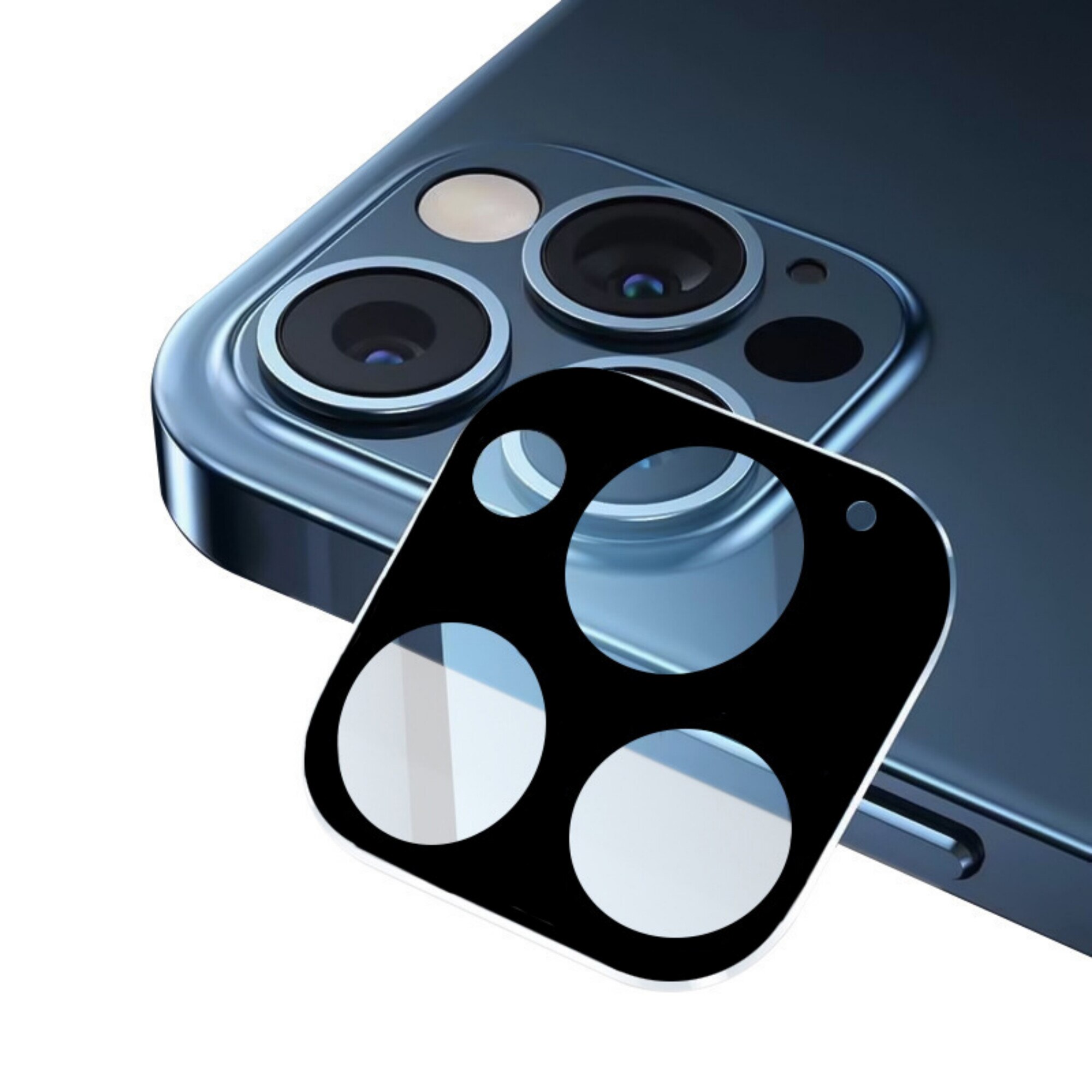 Folie protectie camera spate, compatibila iPhone 16 Pro/16 Pro Max ...