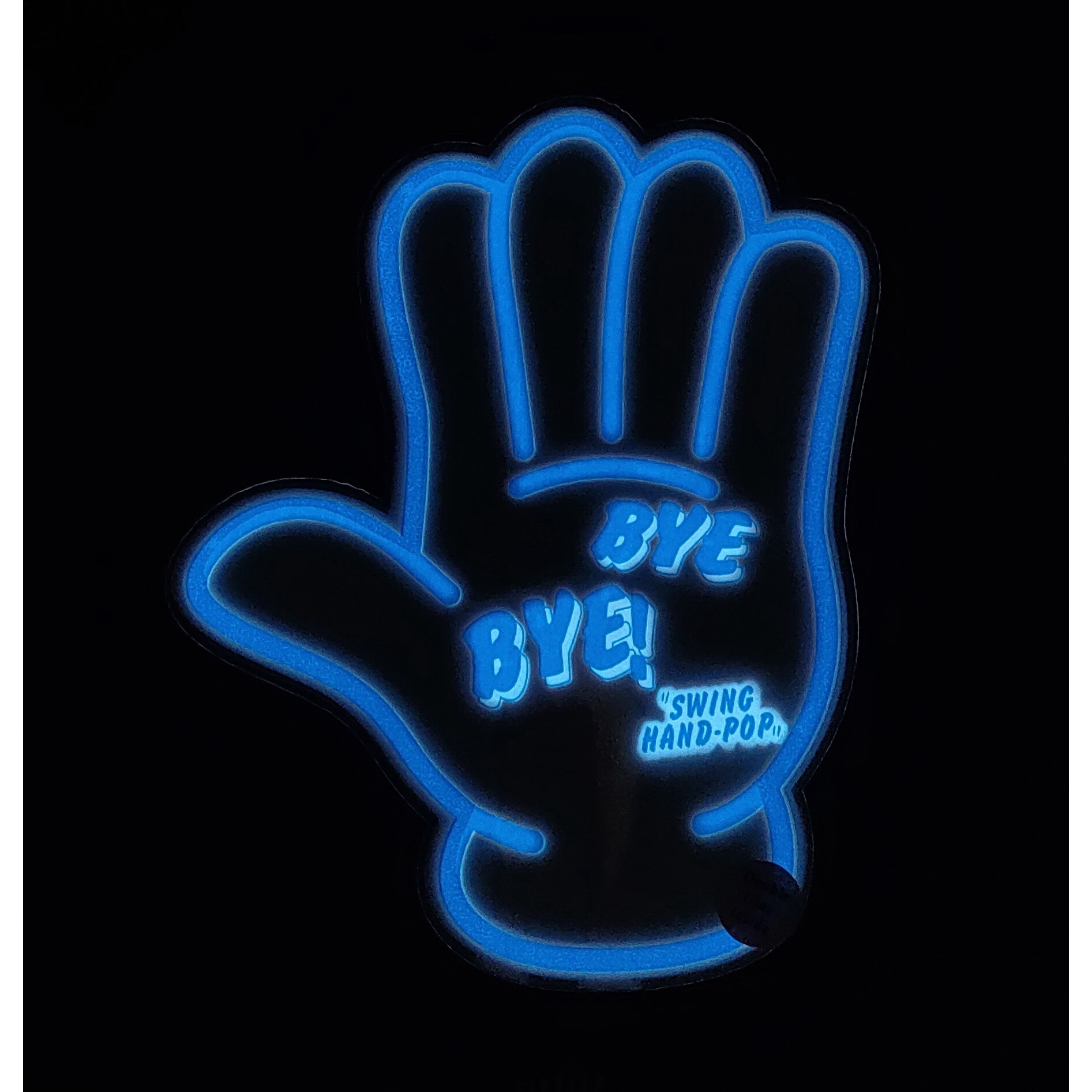 Sticker Luminos Auto, Model “Bye Bye!” - eMAG.ro