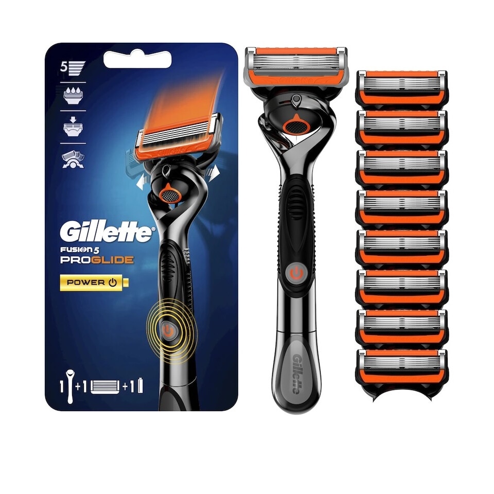 Aparat de ras Gillette ProGlide FlexBall Regular Power, 9 rezerve - eMAG.ro