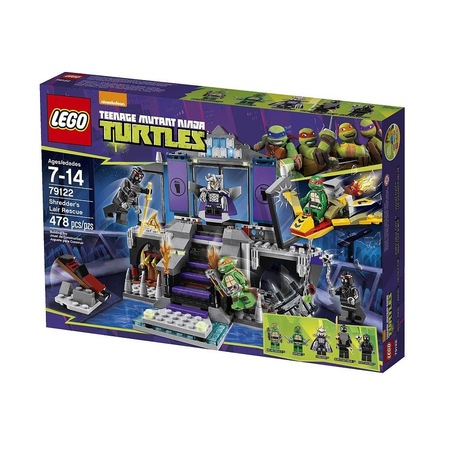 Set constructie LEGO Ninja Turtles Salvarea din adapostul lui Shredder ...