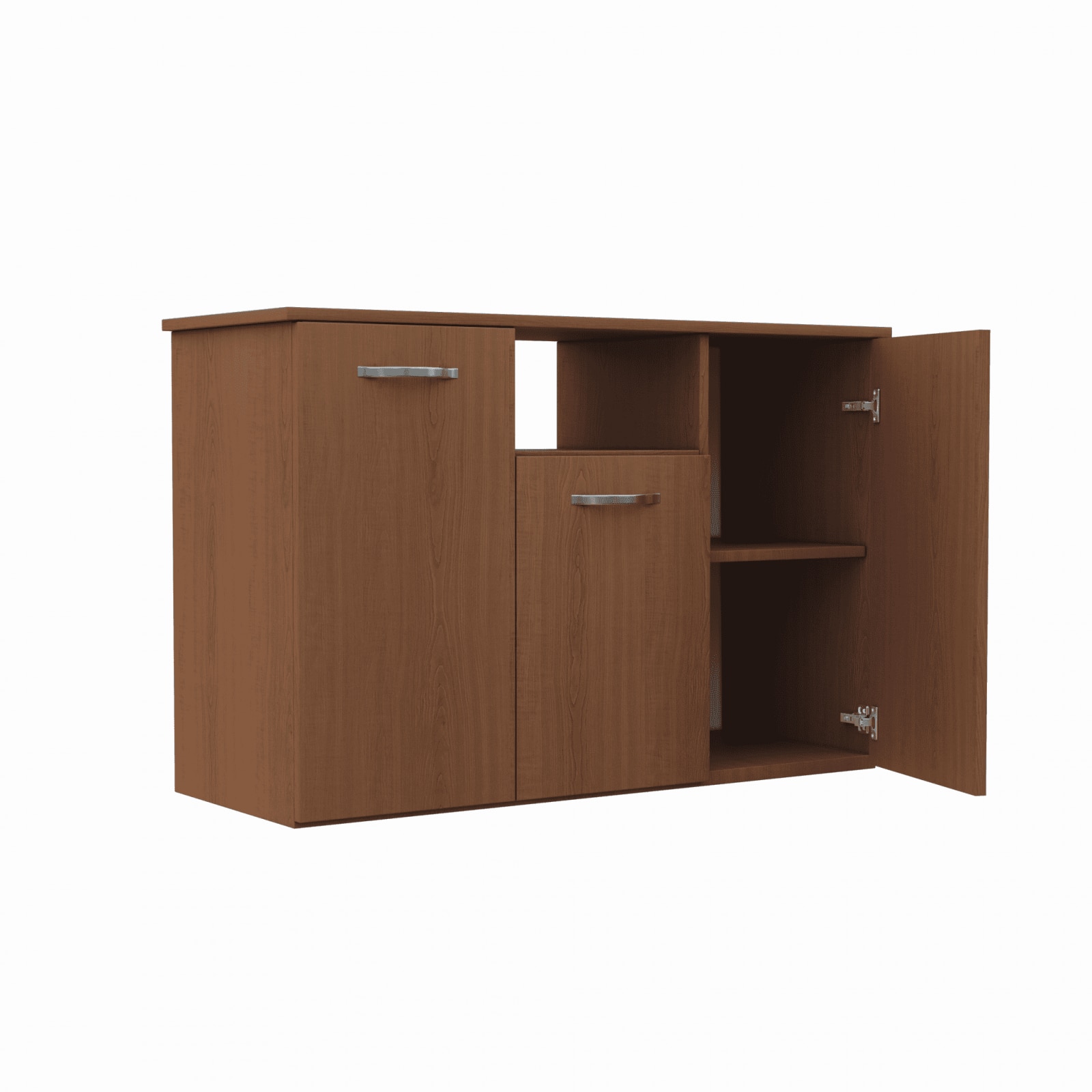 Comoda TV DARIA, 120x80x45 cm, Culoare Cires, PAL 18mm - eMAG.ro