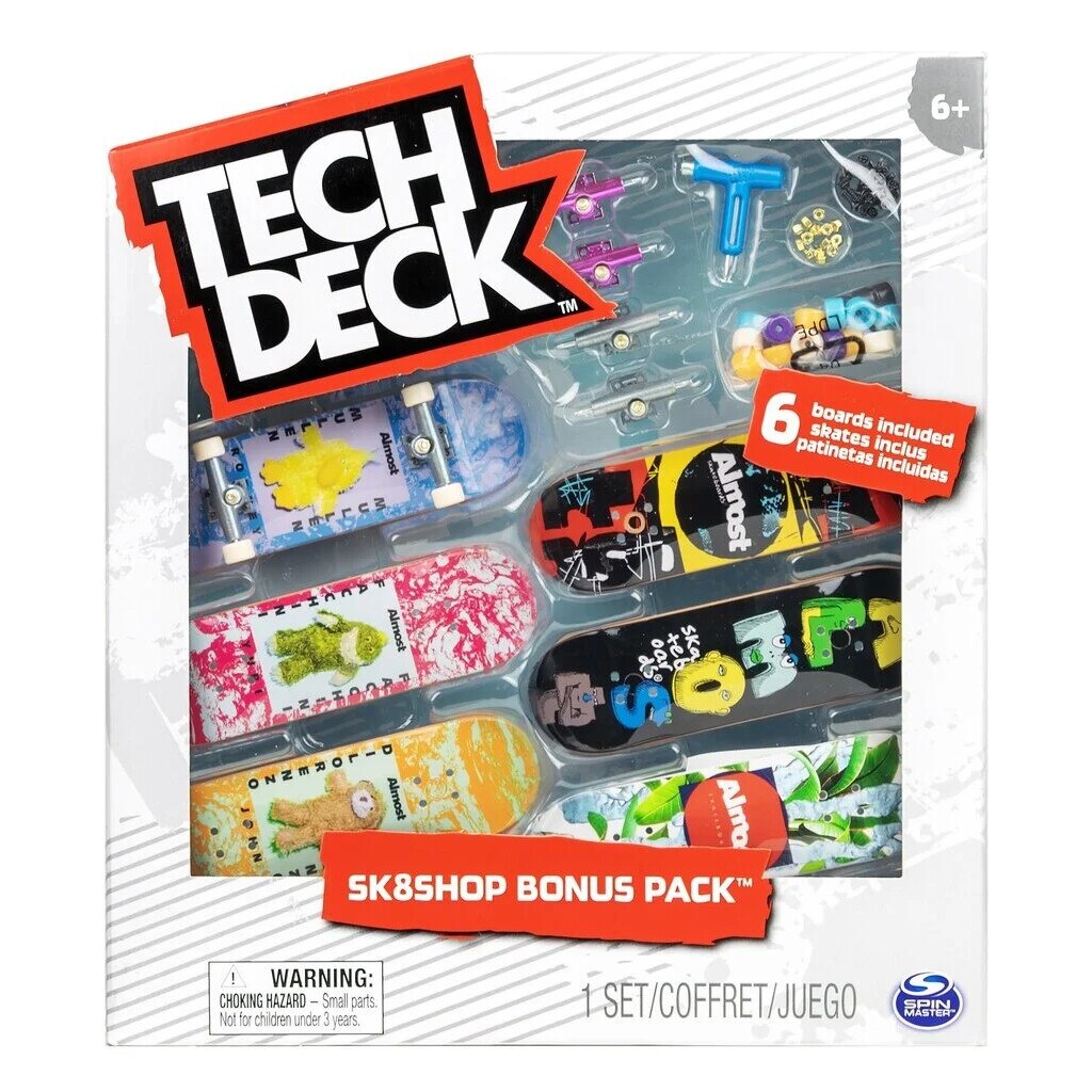 Set Tech Deck 6 Piese cu accesorii - Almost - eMAG.ro