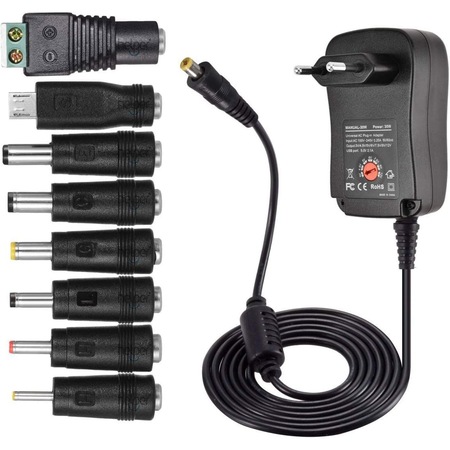 Alimentator Stabilizat Reglabil, Bibubibu®, 30 W, 3V-12V, adaptor multi ...