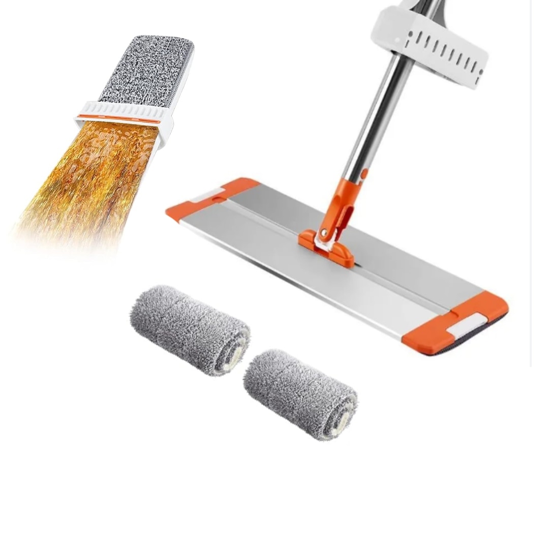 Mop cu tija telescopica PAA-home®, autostoarcere pe tija, include 2 ...