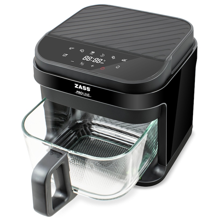 Friteuza cu aer cald ZASS ZAF 11, putere 1200 W, capacitate 5.5 l, cos ...