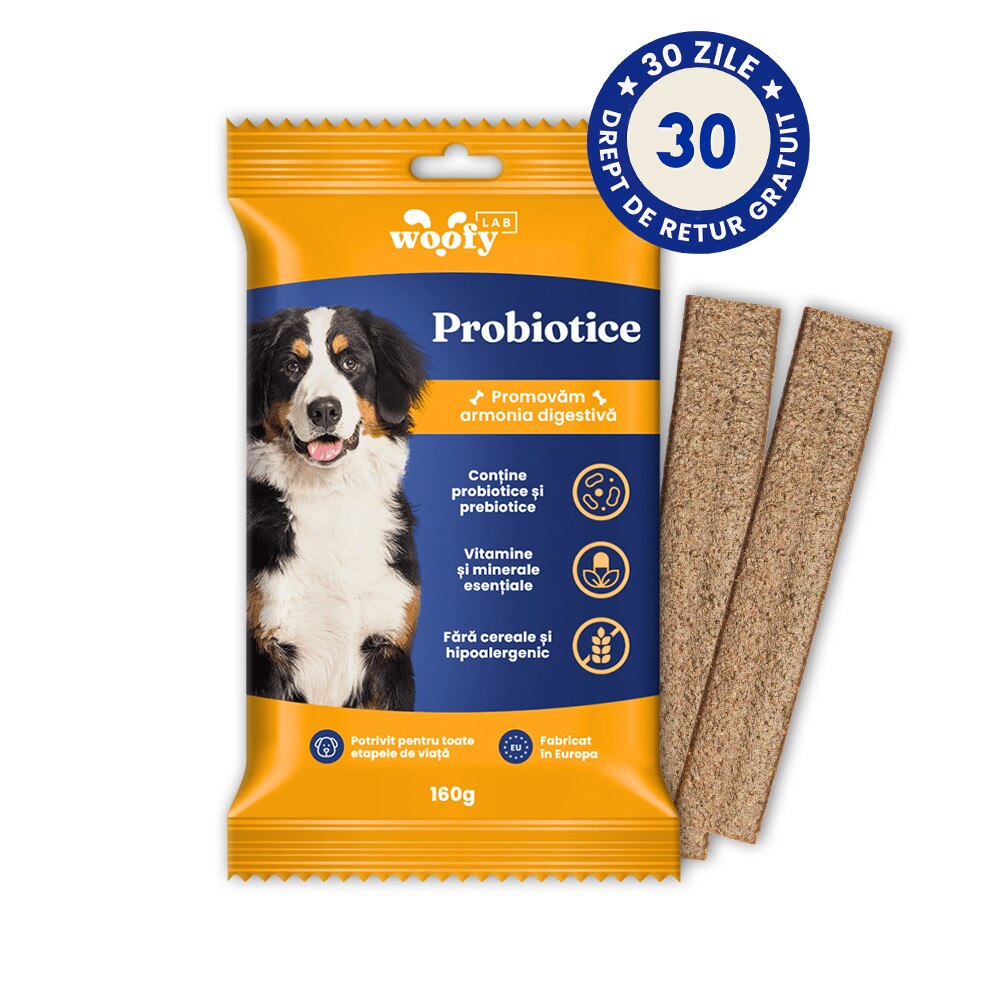 Probiotic Caini Woofy Lab – Supliment Digestiv Premium pentru Sanatatea ...