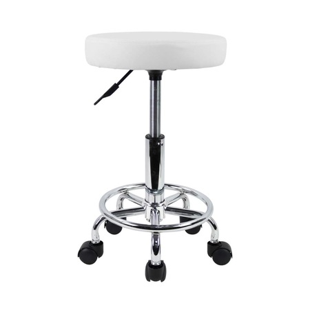 Scaun taburet rotativ Invincio Flex, inaltime reglabila, suport ...