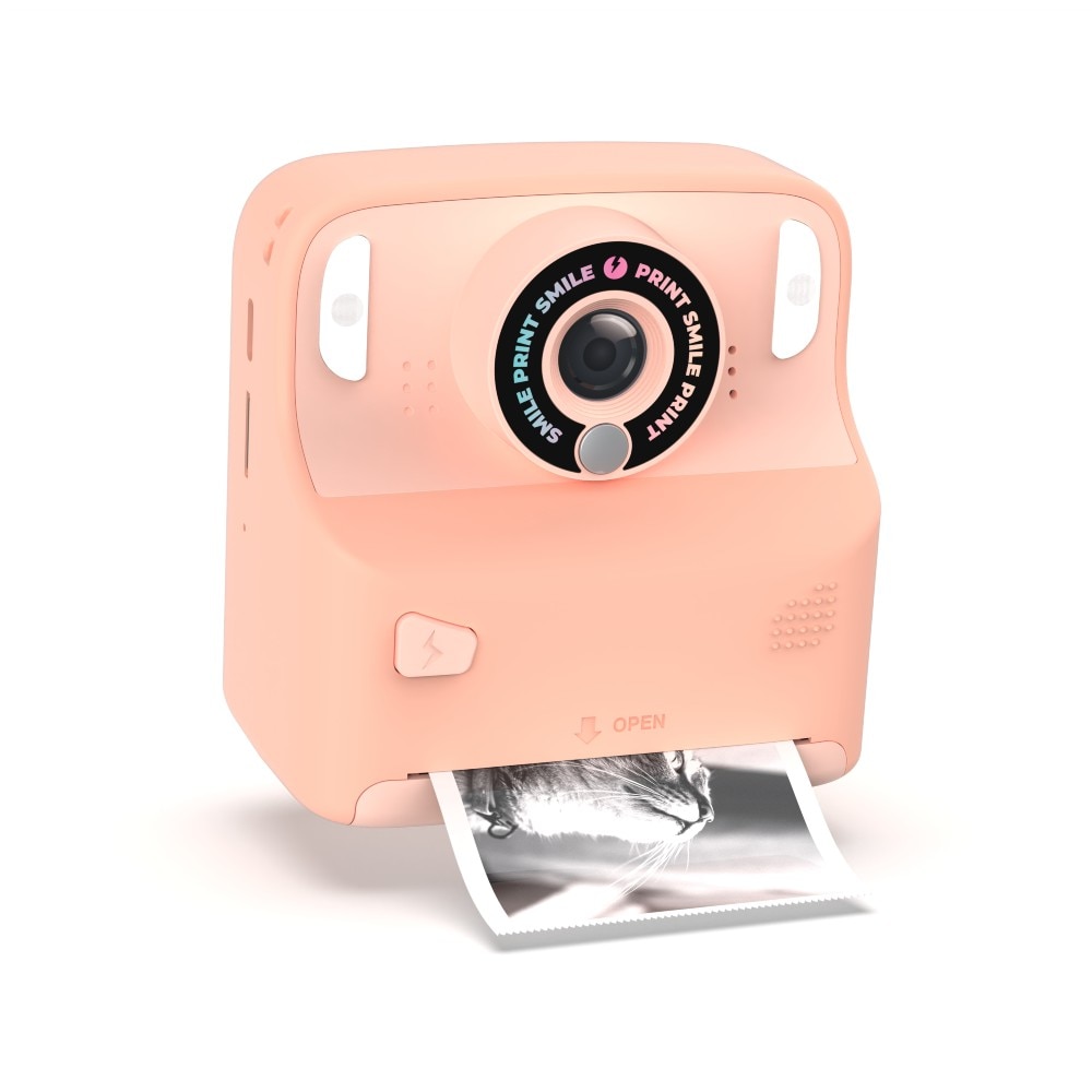 Aparat foto-video instant digital pentru copii, 5 role hartie, 5 ...