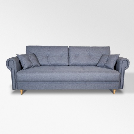 Canapea extensibila Catinca 140, Iza, pat, saltea arcuri Relaxa, lada ...