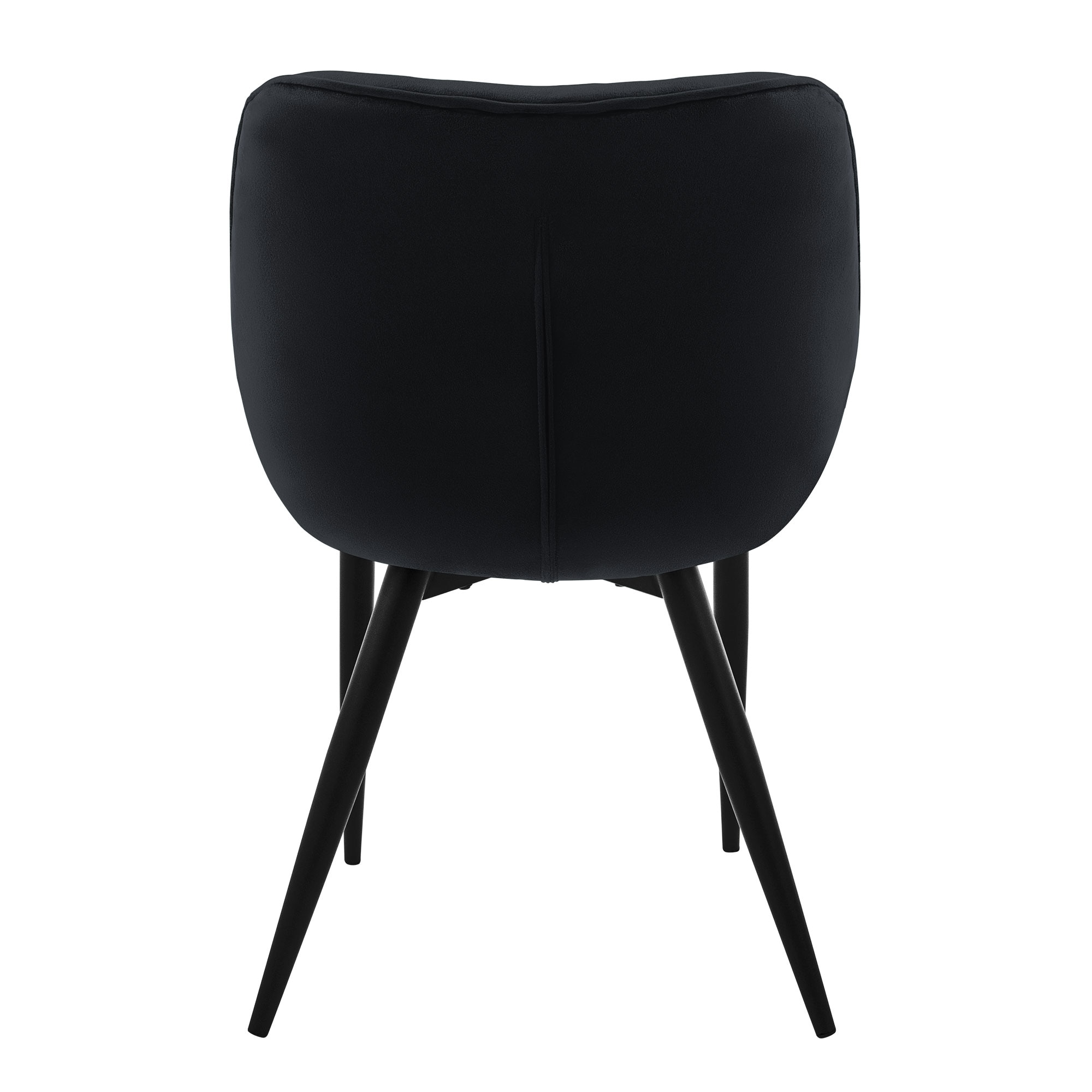 Set 6 scaune dining / living ML-Design, negru, catifea, 59x67x83 cm ...