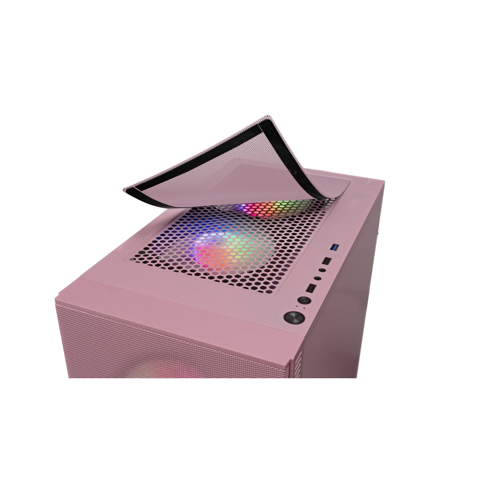 Настолен компютър система за игри GRT Pink RGB MESH с процесор AMD ...
