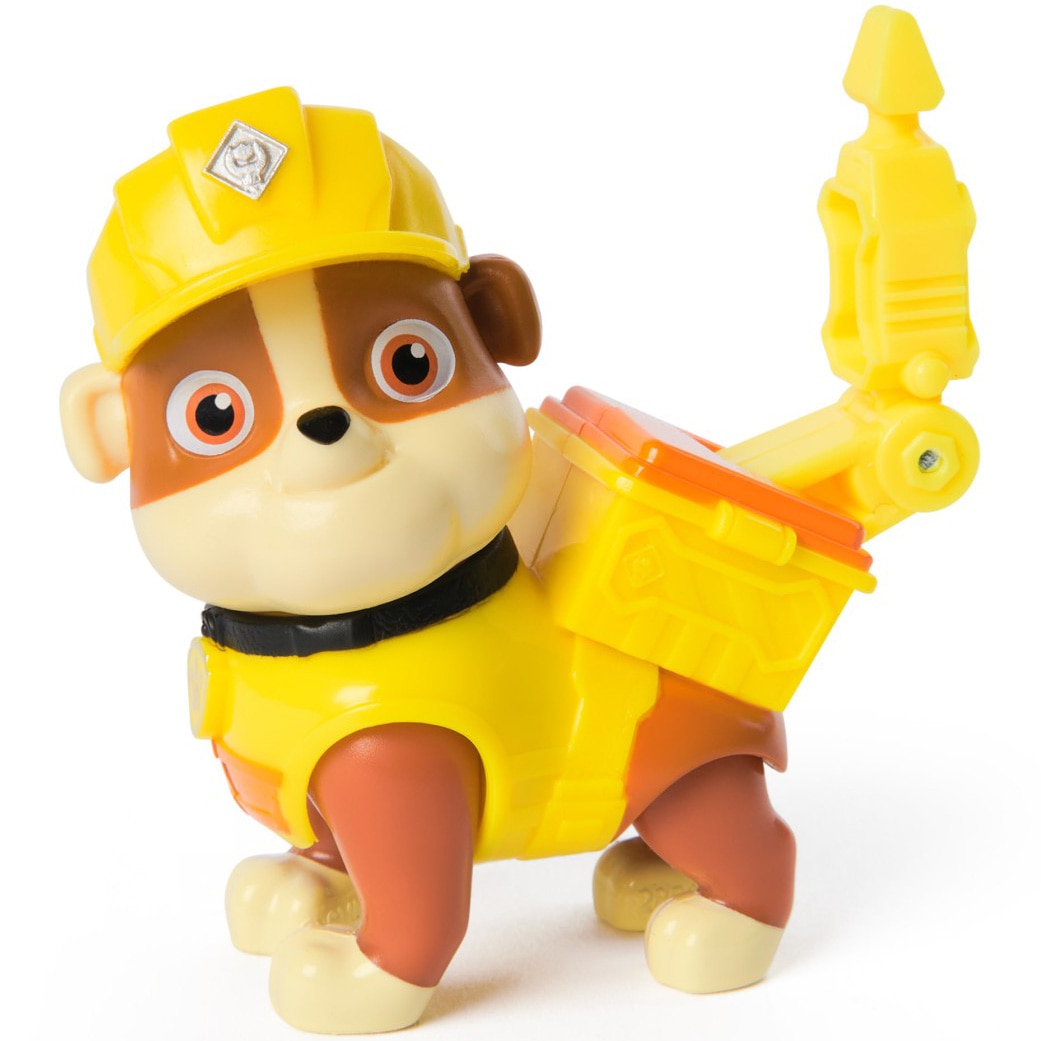 Paw Patrol figura - Rubble and Crew, Rubble, 5 cm - eMAG.hu