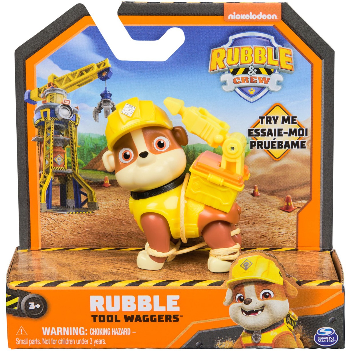 Paw Patrol figura - Rubble and Crew, Rubble, 5 cm - eMAG.hu