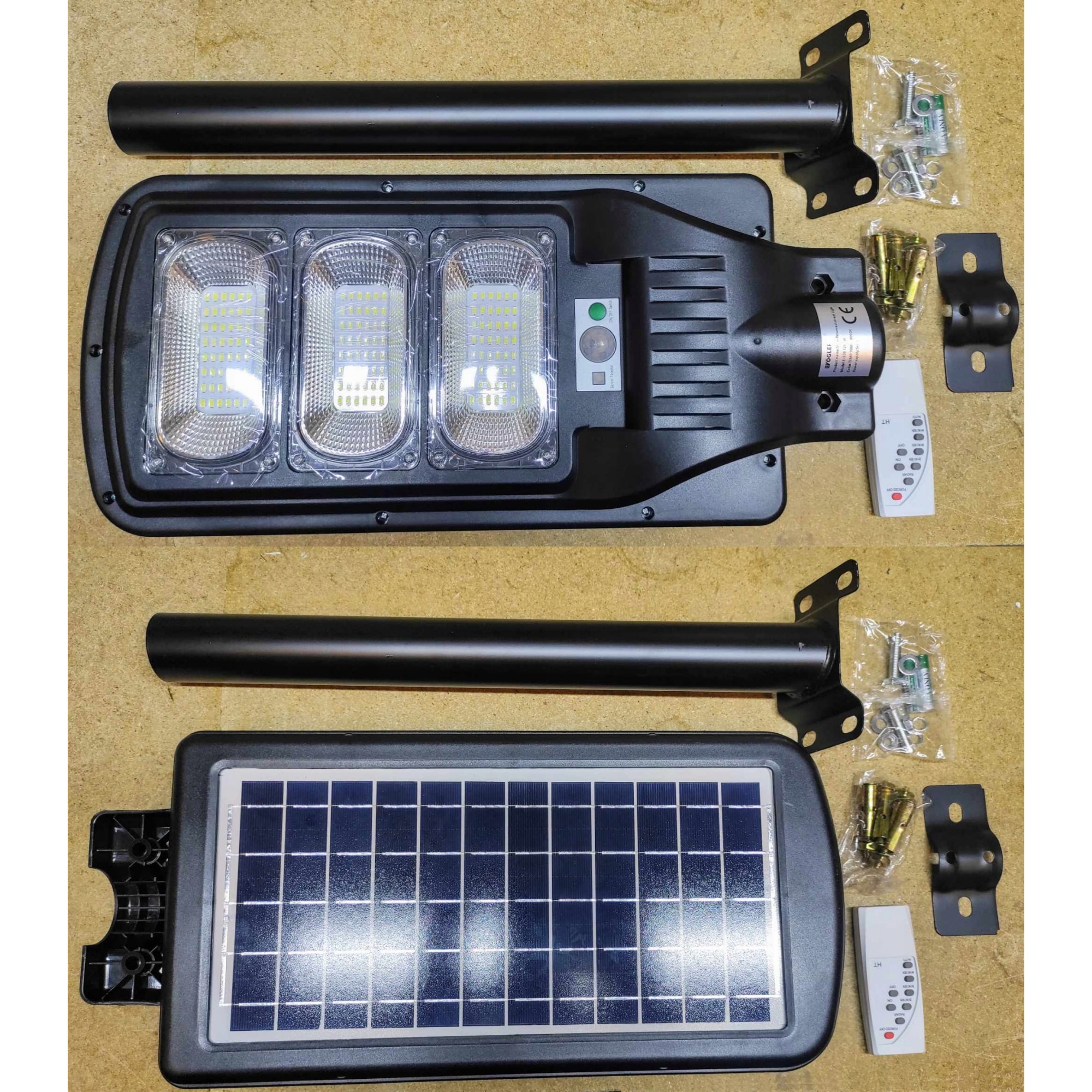 Lampa solara LED stradala puternica autonoma 1200W, IP 66, VÖGLER™ ES ...