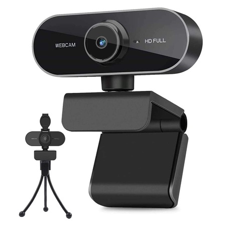 Webkamera, Full HD 1080P, 20 mm, mikrofonnal, 70x50,7x44 mm, fekete ...