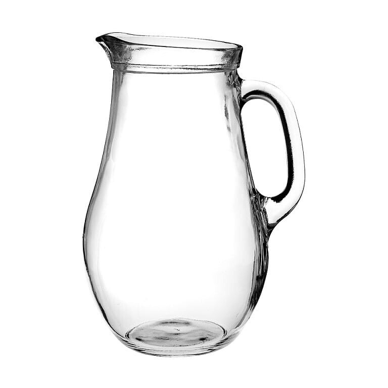 Carafa Bistro, sticla, forma clasica, transparent, 1L - eMAG.ro