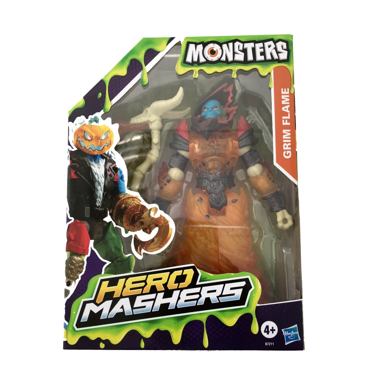 Комплект фигура за сглобяване, Hasbro Hero Mashers, Monsters, Grim ...