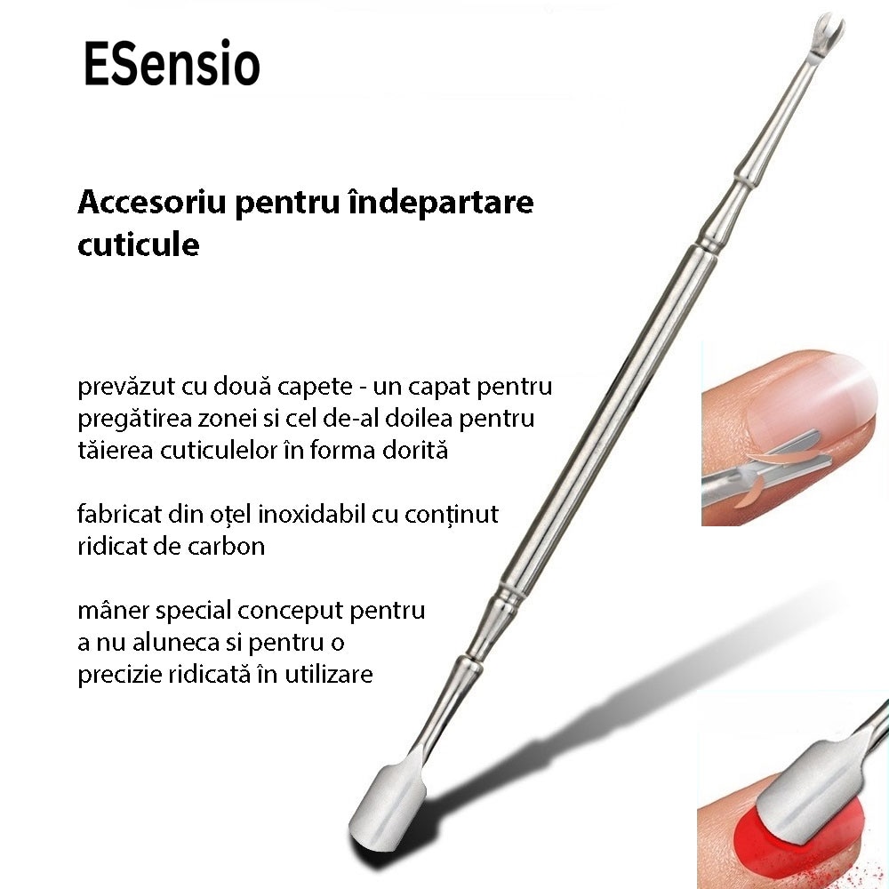 ESensio® 13 részes manikűr és pedikűr készlet, nagy/kis íves ...